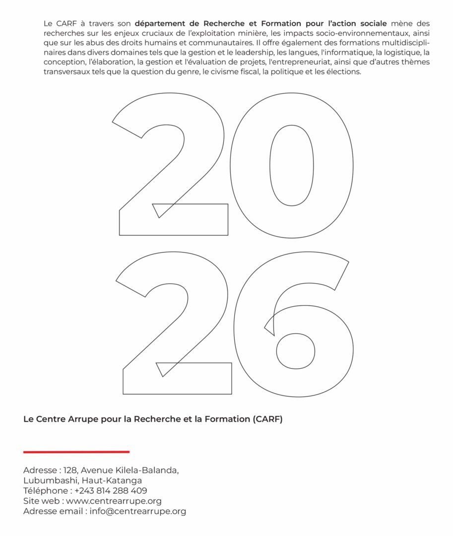 CARF Training Programme – Year 2026